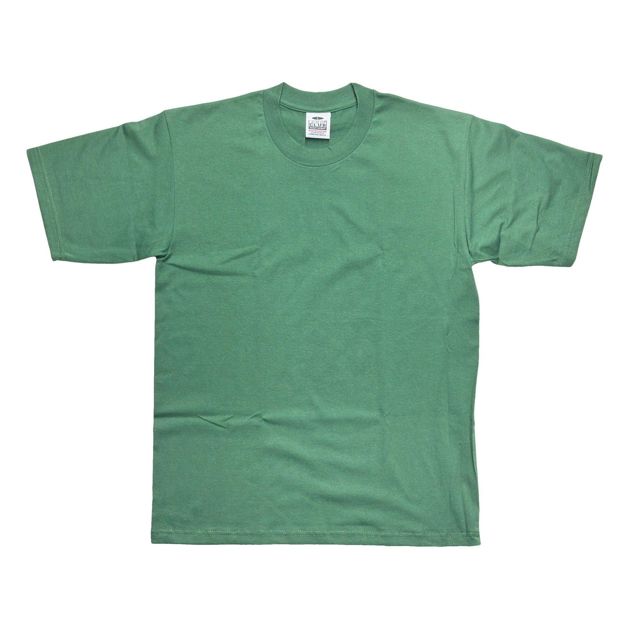 Pro Club Heavyweight Crew Neck Tee | 8 Colors Men's Cotton