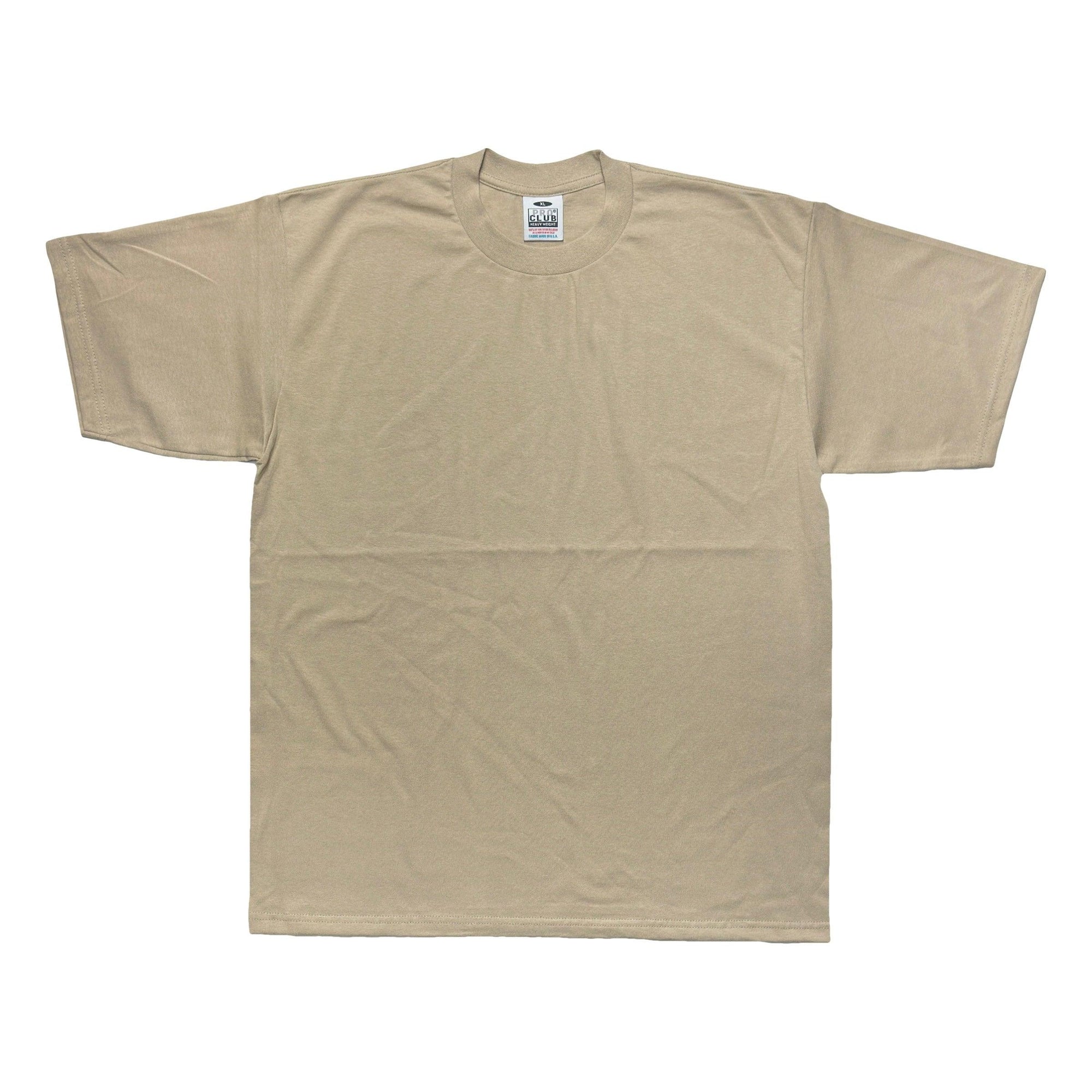Pro Club Men's Heavyweight Cotton Short Sleeve Crew Neck T-Shirt (More