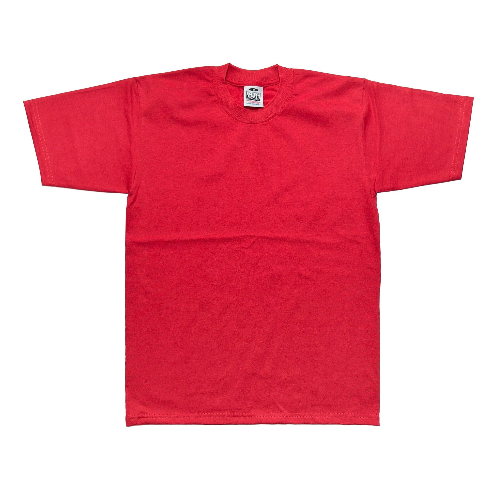 Pro Club Heavyweight Crew Neck Tee | 8 Colors Men's Cotton