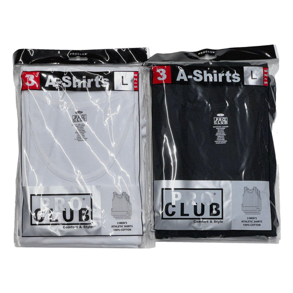 Pro Club Men's Premium Ringspun Cotton Ribbed A-Shirt (Muscle Shirt)